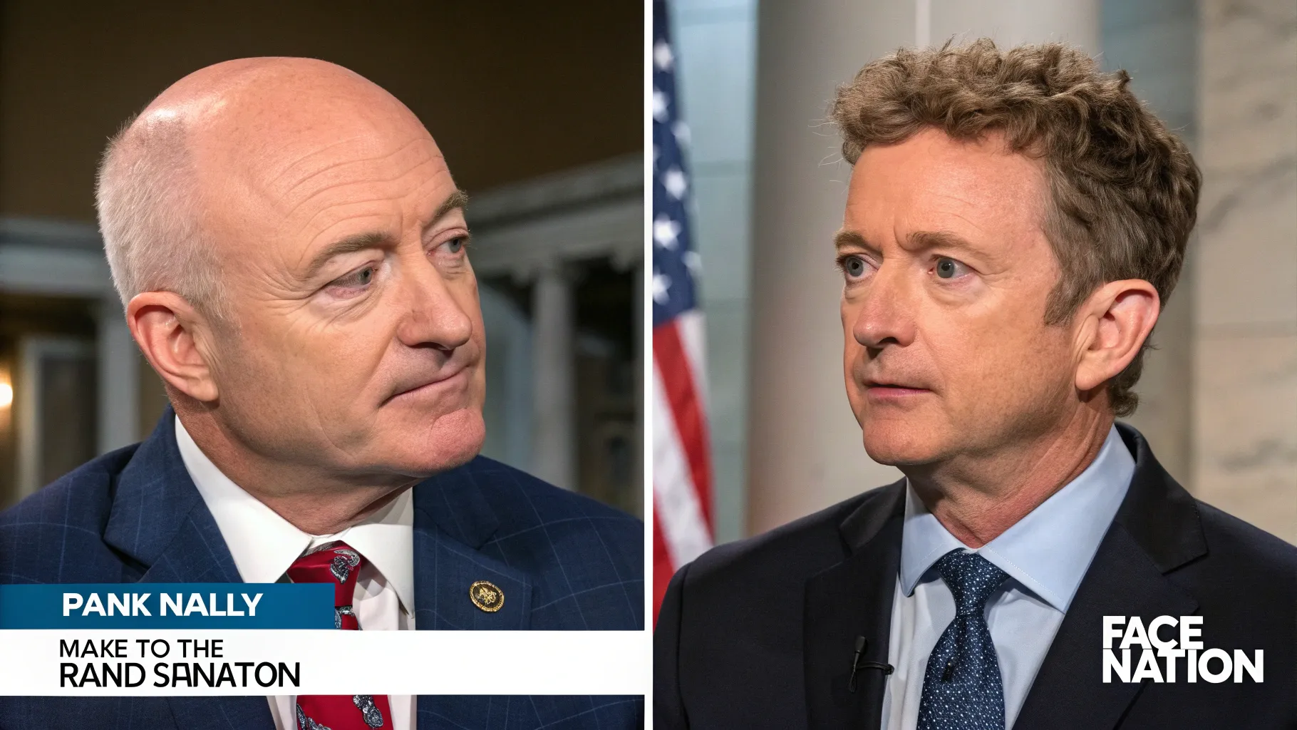 Senators Kelly And Paul Appear On Face The Nation