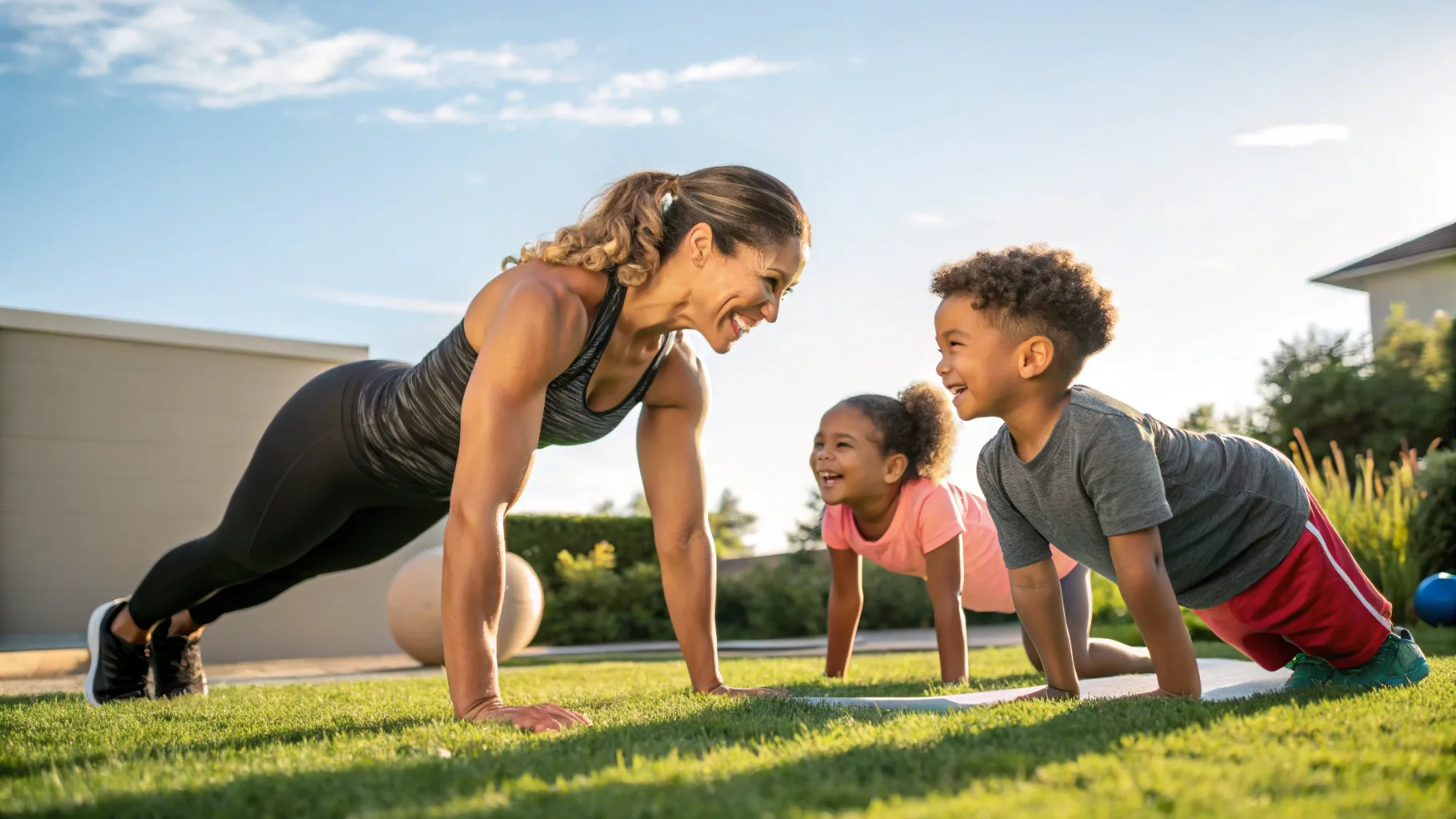 Brittany Mahomes Shares Kids' Workout Moments