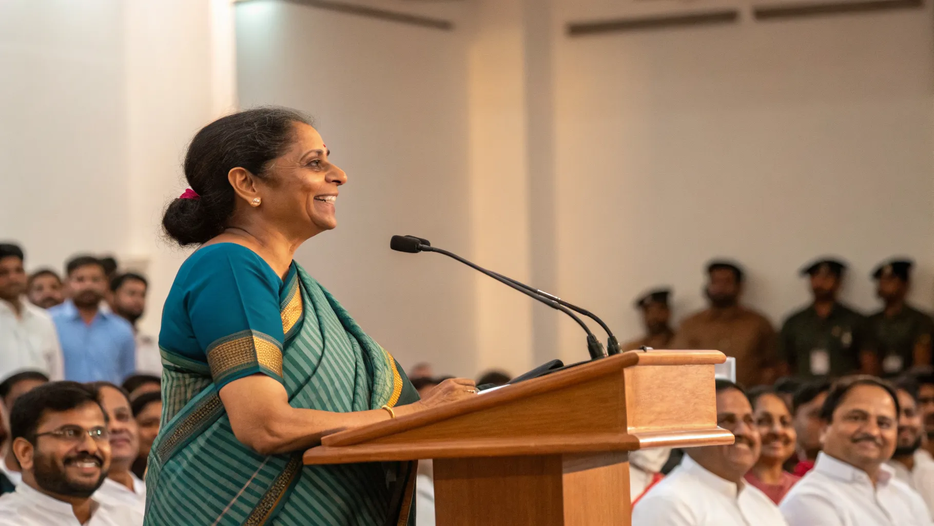 Sitharaman Defends Growth, Rebukes Gandhi